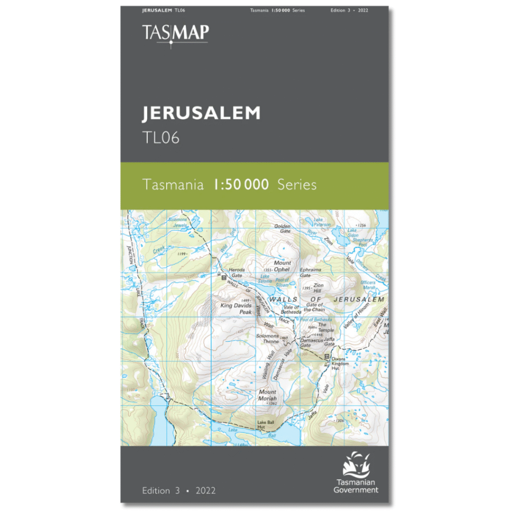 Jerusalem 1:50,000 Topo Map - Geographica