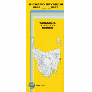 Bicheno/Seymour 1:25k Topo Map - Geographica