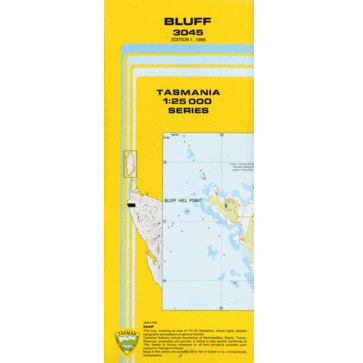 Bluff 1:25k Topo Map (Out of print) - Geographica