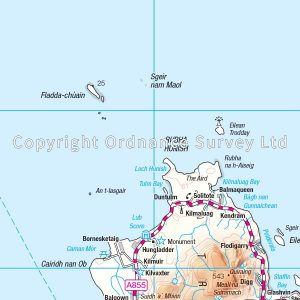 Western Scotland & Western Isles Road Map - OS Road Map 2 - Geographica