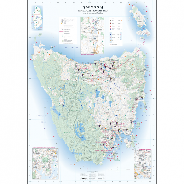 Tasmania Road Maps - Geographica