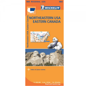 Northeastern USA | Eastern Canada Road Map 583 - Geographica