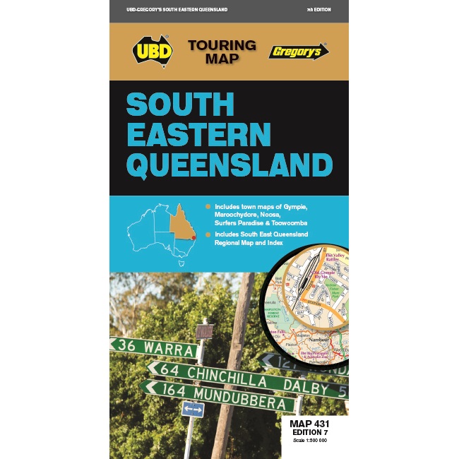 South Eastern Queensland Map - Geographica