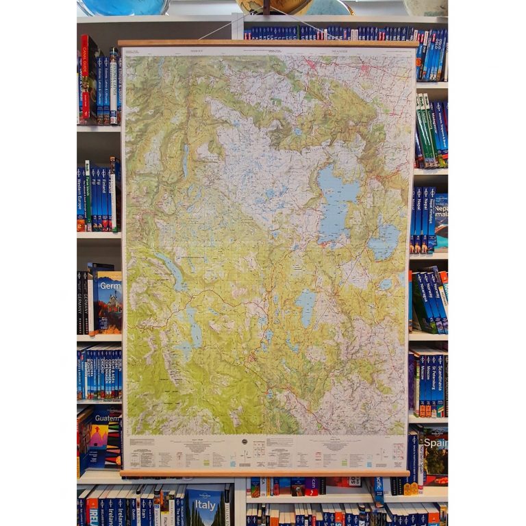 Central Highlands Tasmania Wall Map - Geographica