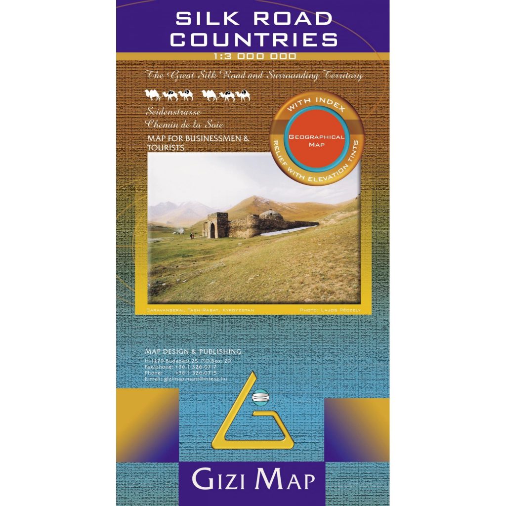 Silk Road Countries Map - Geographica