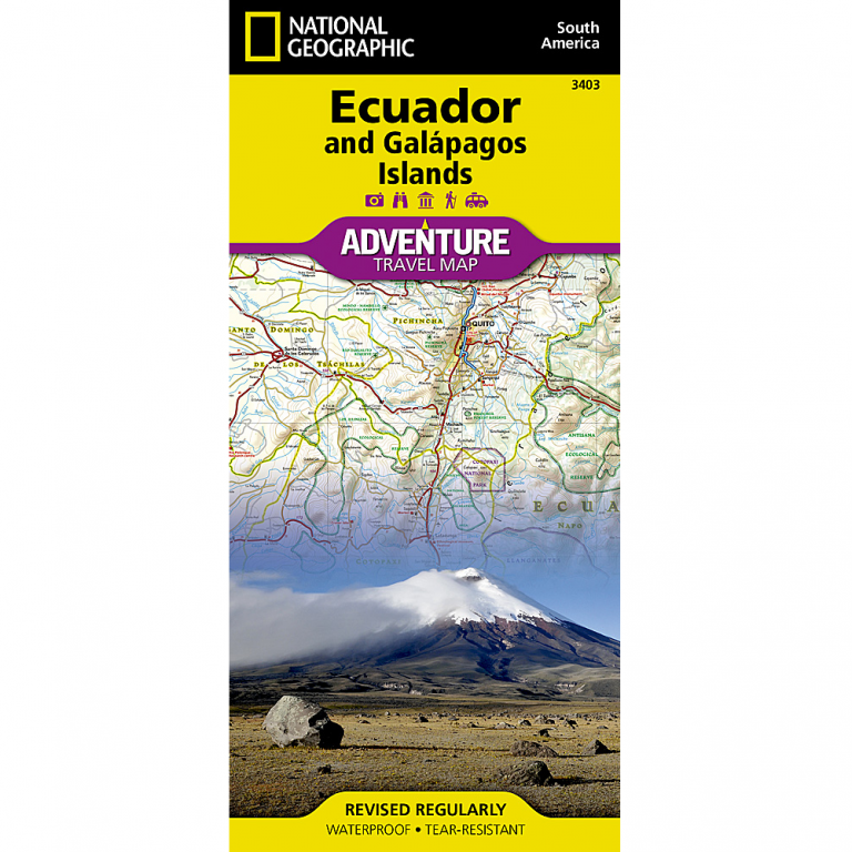 Ecuador & Galapagos Islands Adventure Map - Geographica