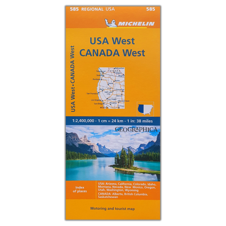 USA West | Canada West Map 585 - Geographica