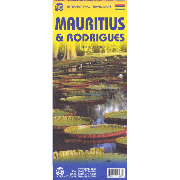 Mauritius & Rodrigues Travel Reference Map - Geographica
