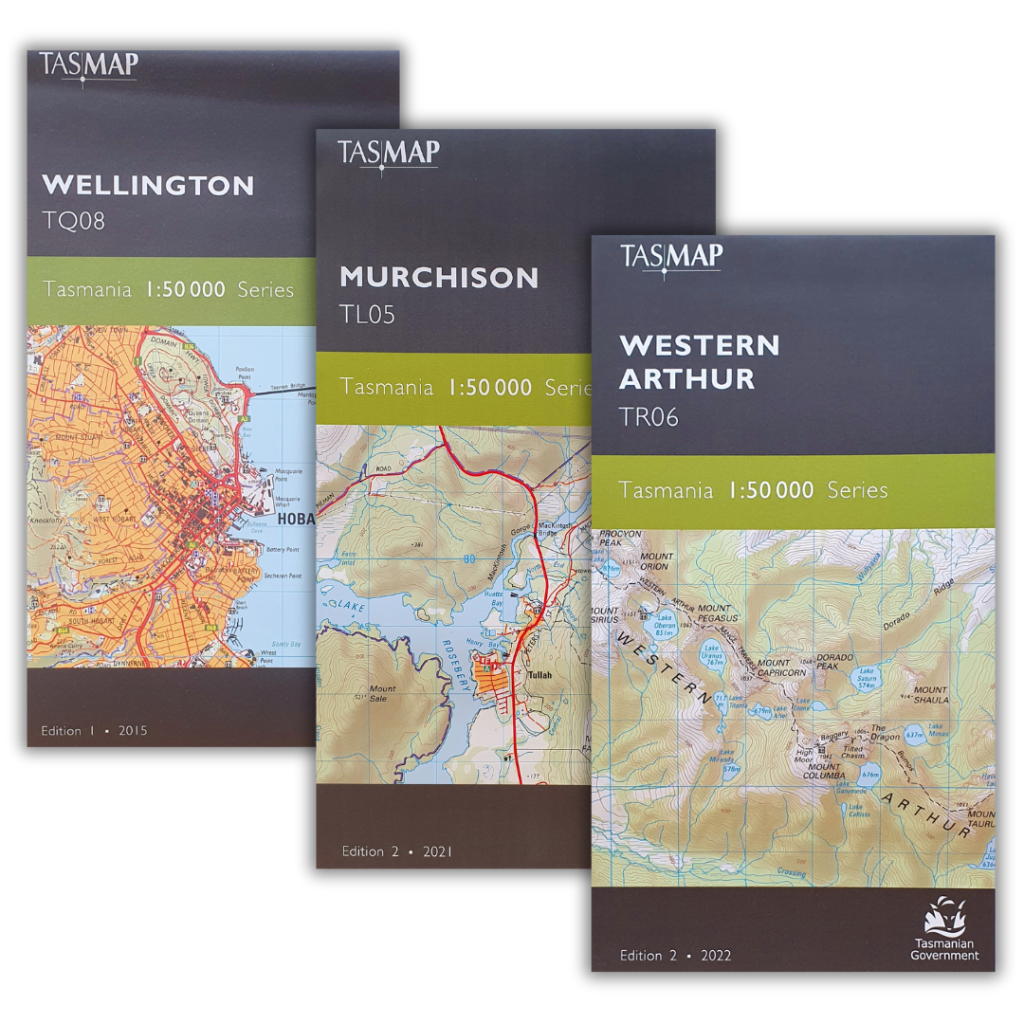 Tasmania Topographic Maps - Geographica