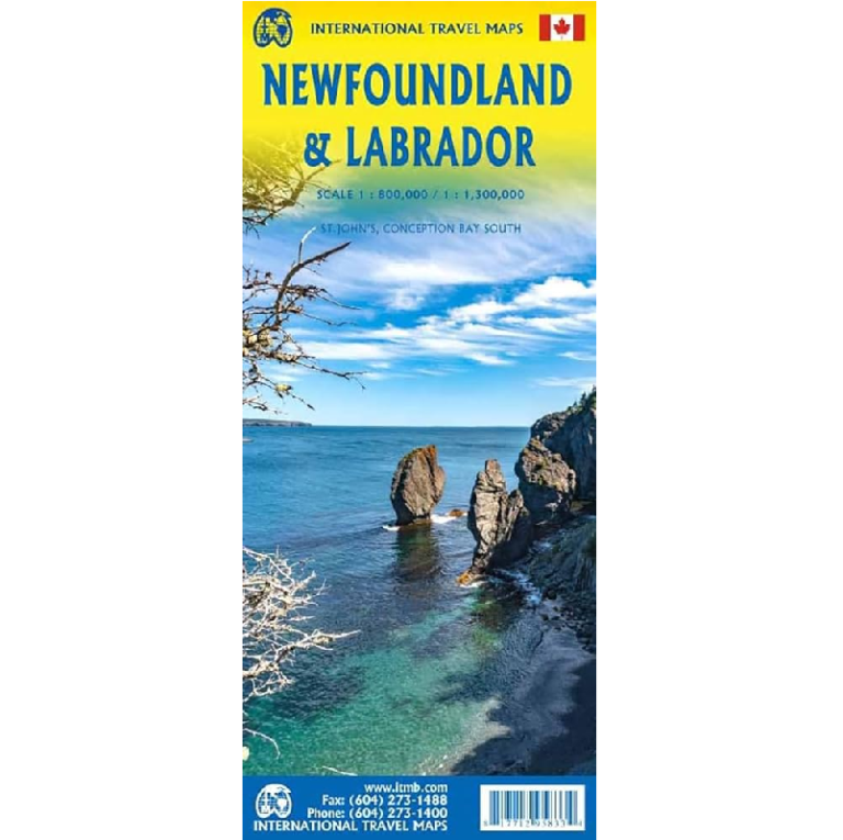 Newfoundland & Labrador Travel Reference Map - Geographica