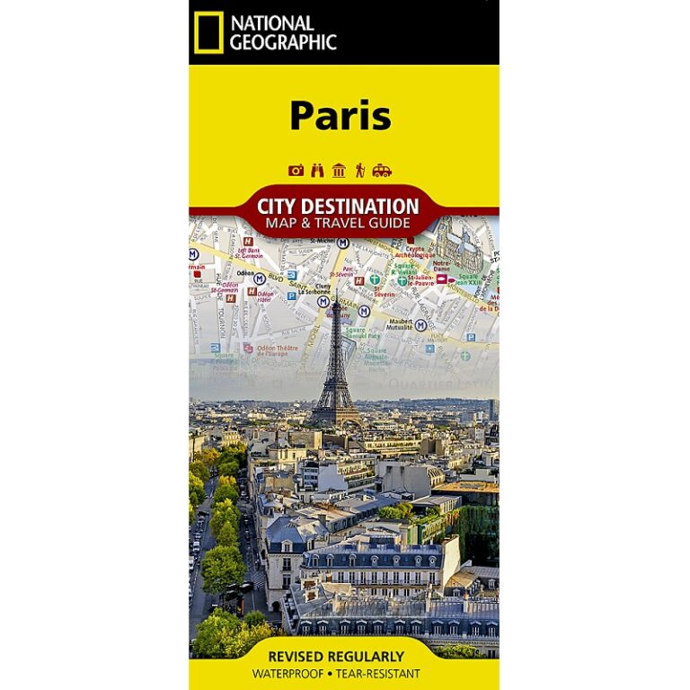 Paris City Destination Map - Geographica