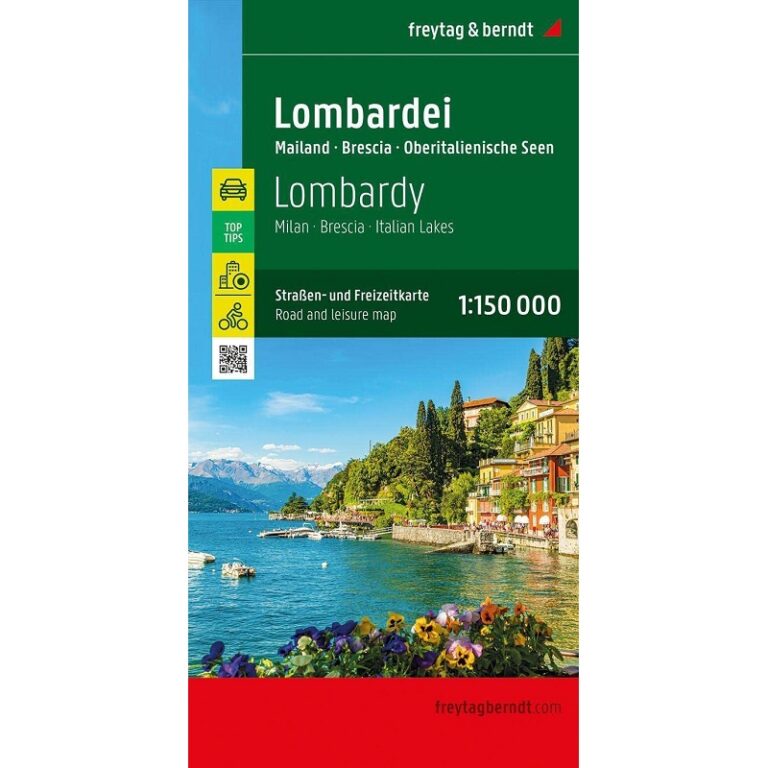Lombardy Road Map - Geographica